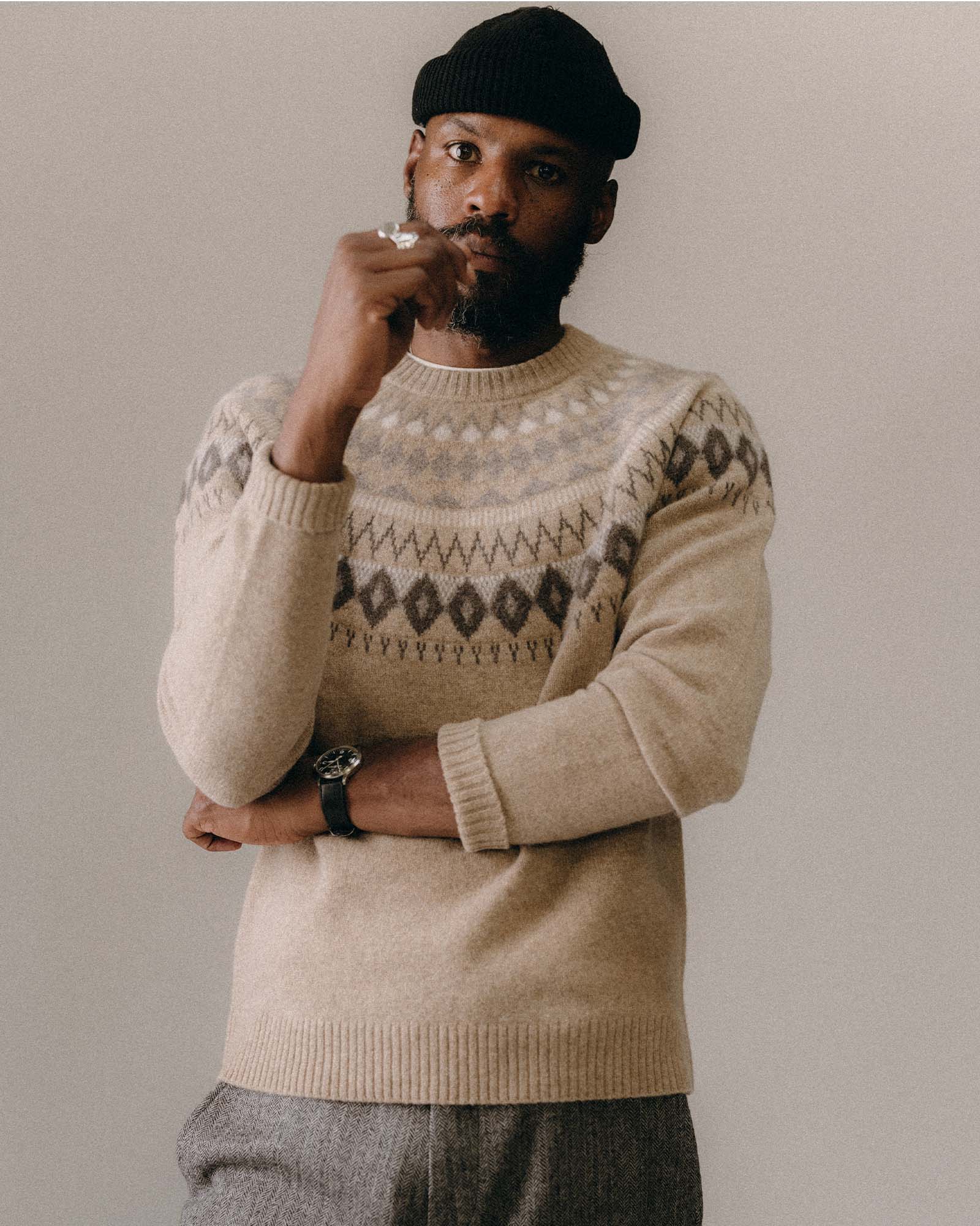 The Magnus Sweater in Natural | Taylor Stitch - Classic Men’s Clothing