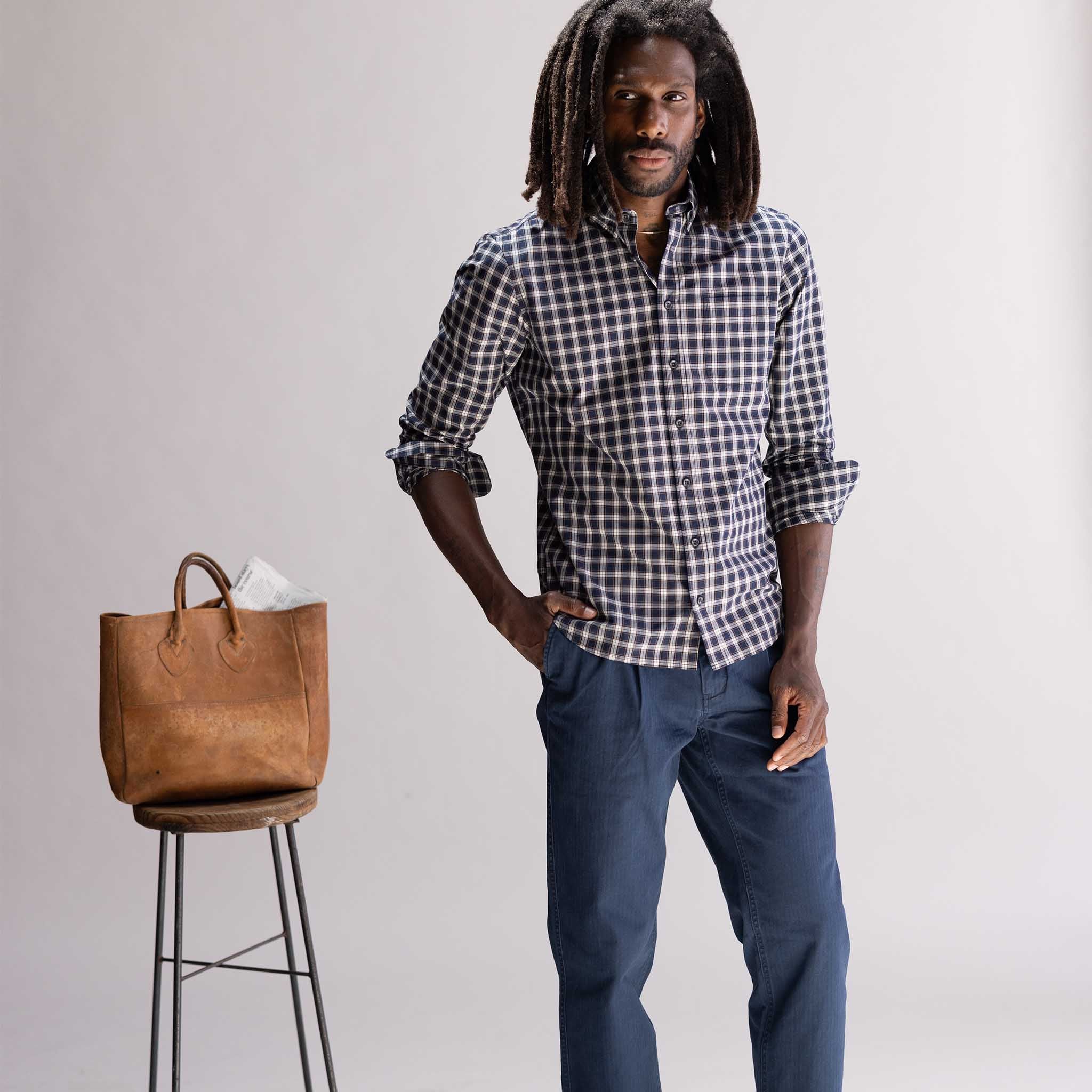 The Jack in Deep Blue Plaid | Taylor Stitch - Classic Men’s Clothing
