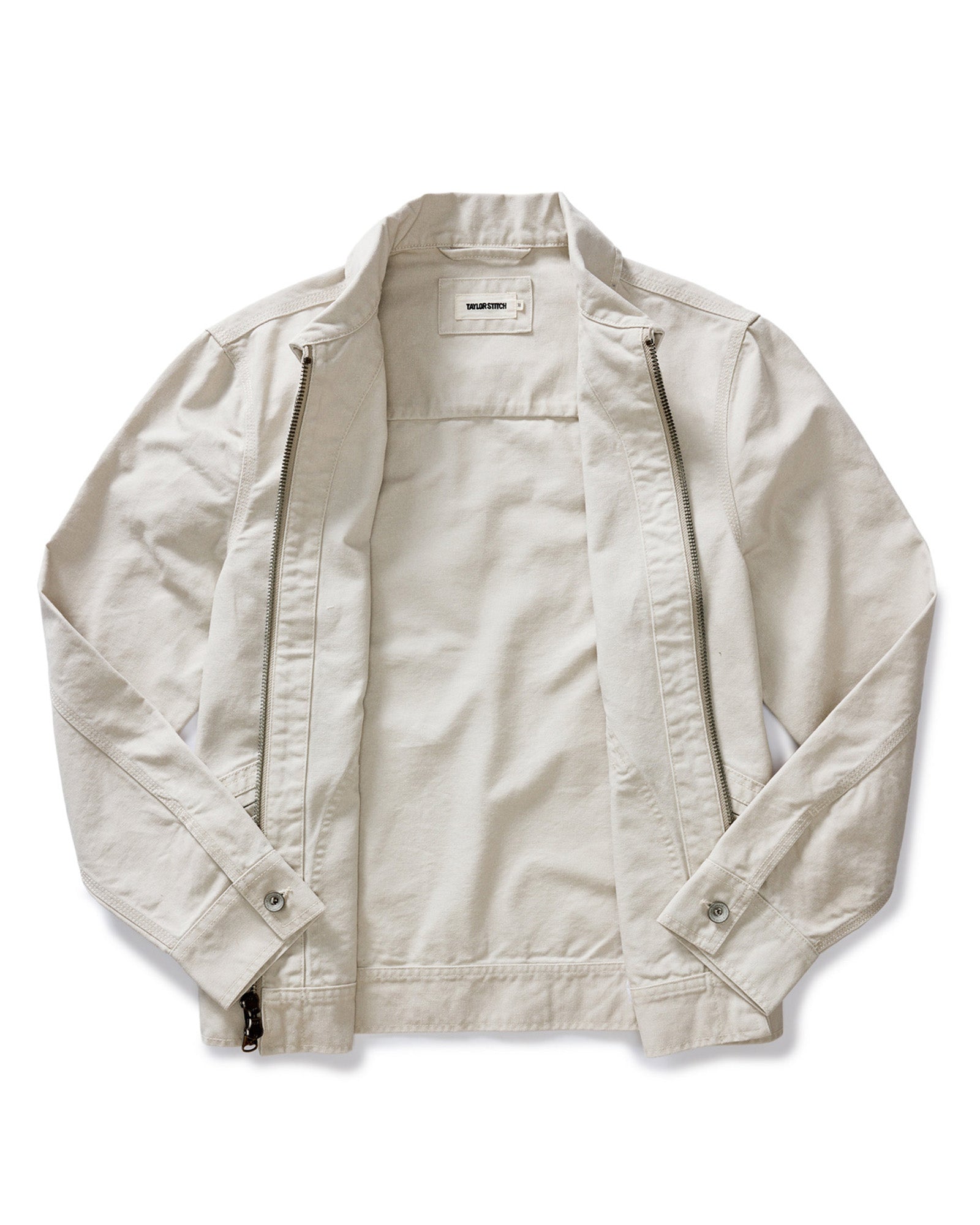 The Shifter Jacket in Stone Pigment Canvas | Taylor Stitch