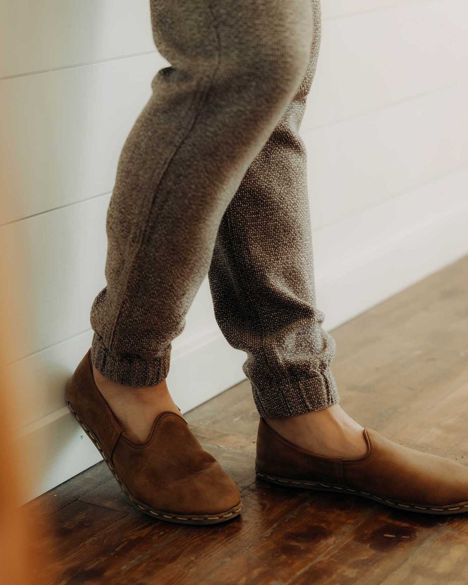 The Apres Pant in Granite Linen Tweed | Taylor Stitch