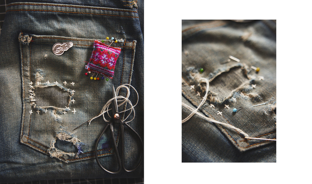 How to Patch Jeans: The Art of Sashiko Mending | Taylor Stitch Journal
