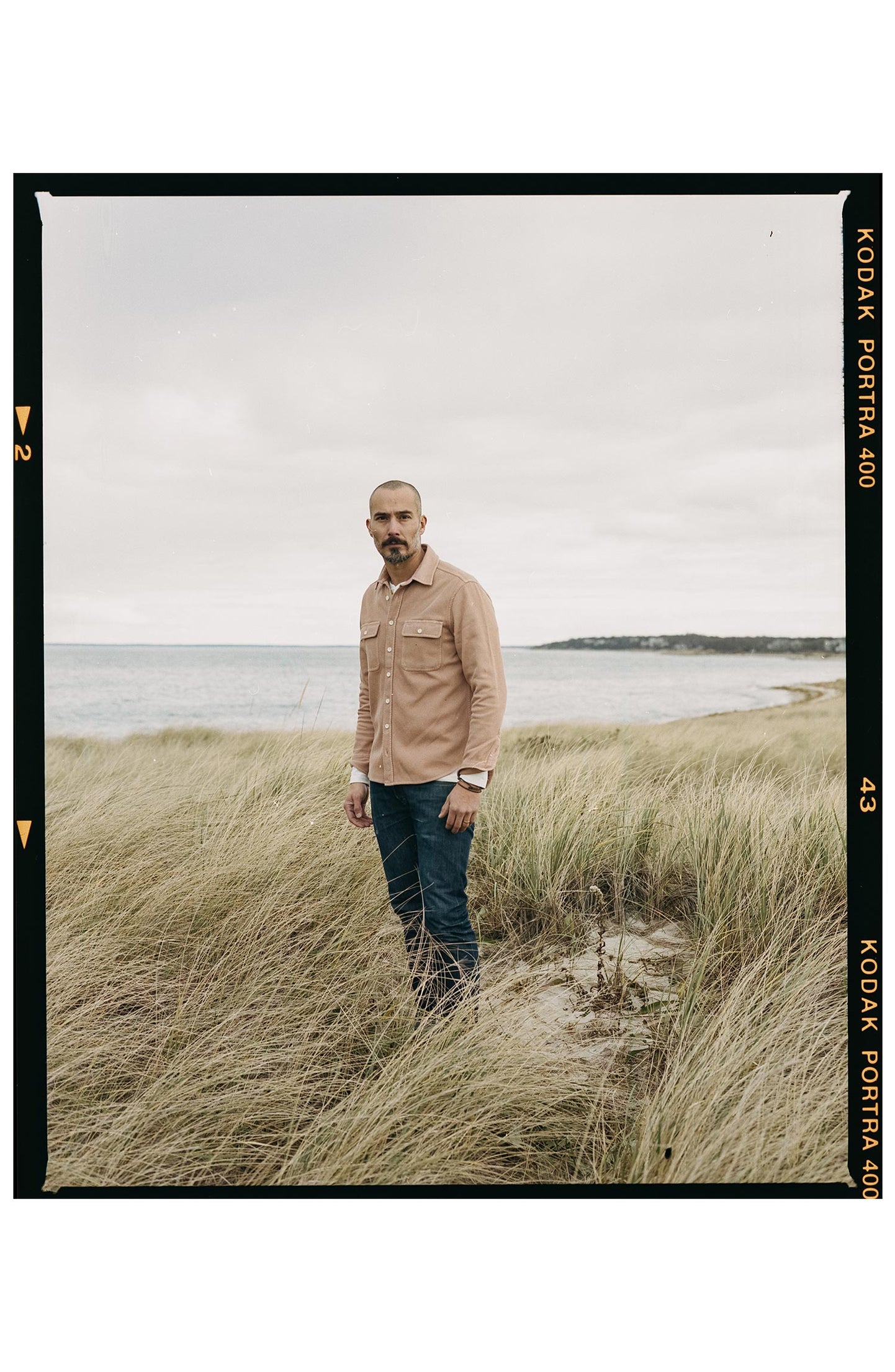 The Ledge Flannel Shirt in Dusty Coral Twill | Taylor Stitch
