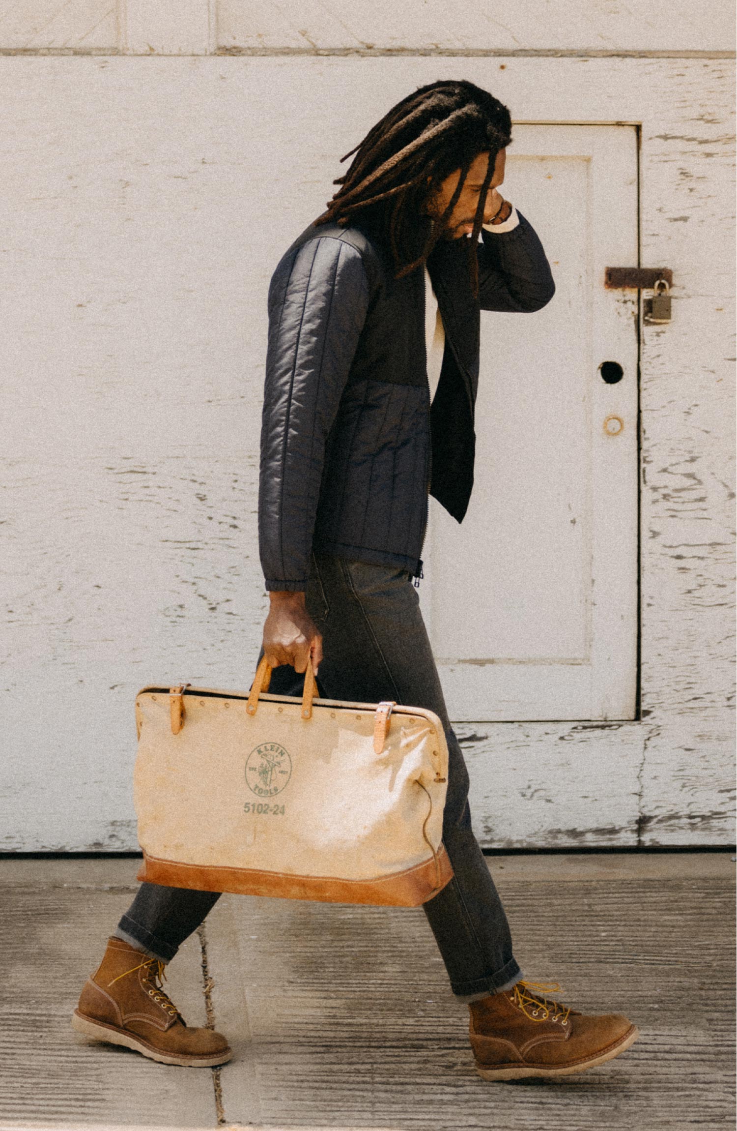 The Ember Jacket in Dark Navy Quilted Nylon | Taylor Stitch
