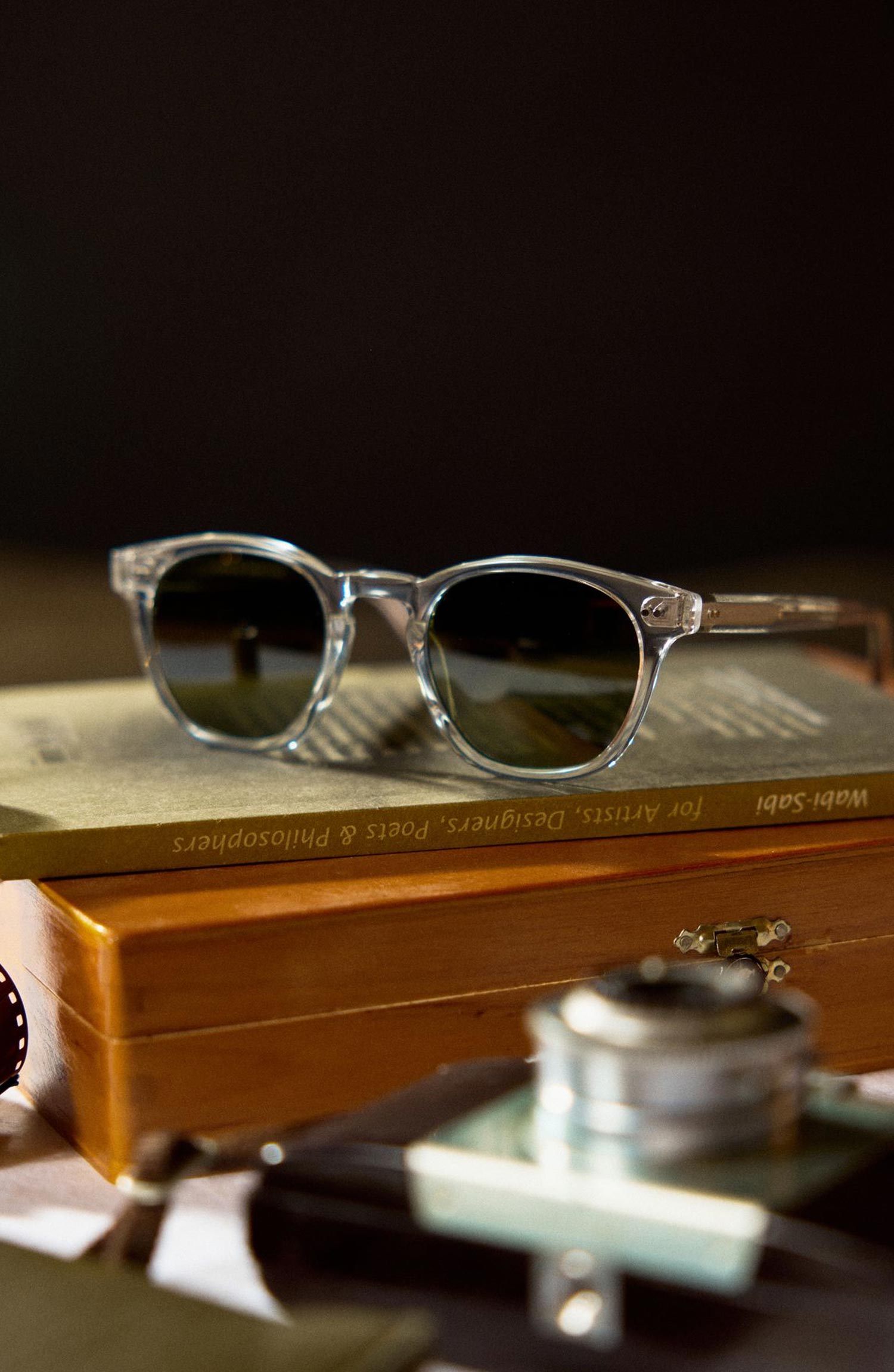 The Legend Allyn Scura Sunglasses in Crystal | Taylor Stitch
