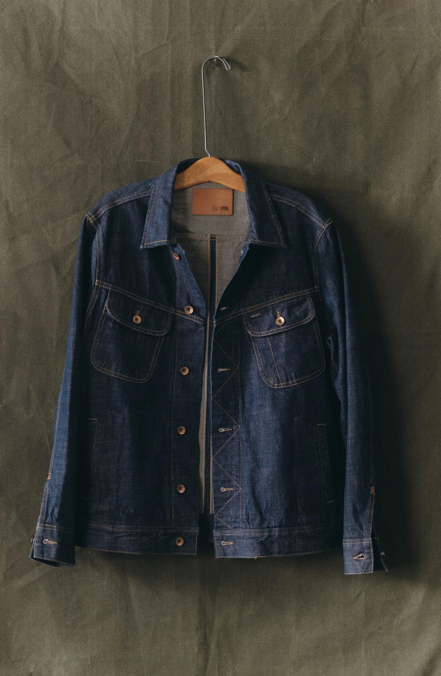The Long Haul Jacket in Rinsed Organic Selvedge | Taylor Stitch