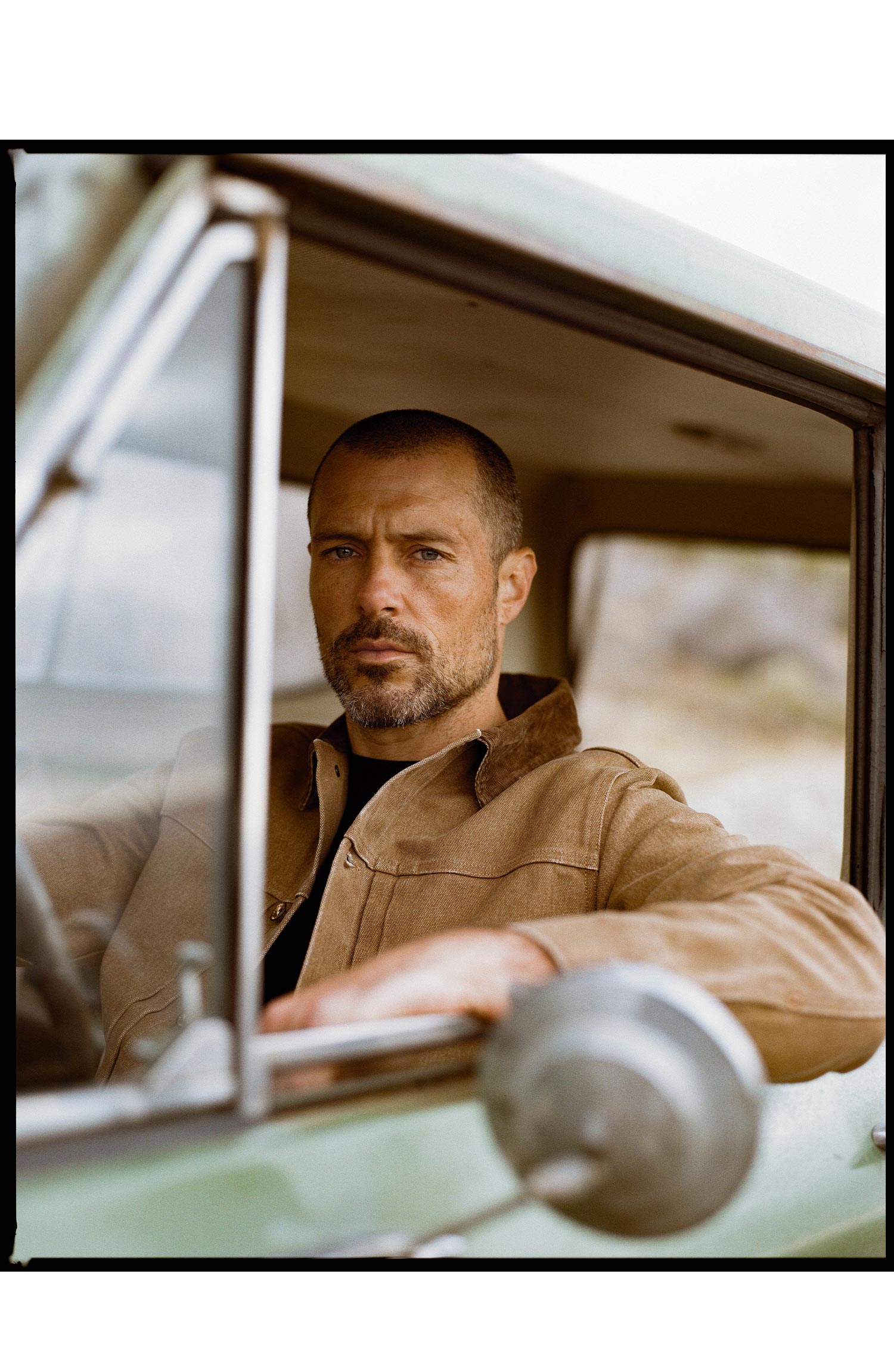 The Ryder Jacket in Tobacco Chipped Canvas | Taylor Stitch