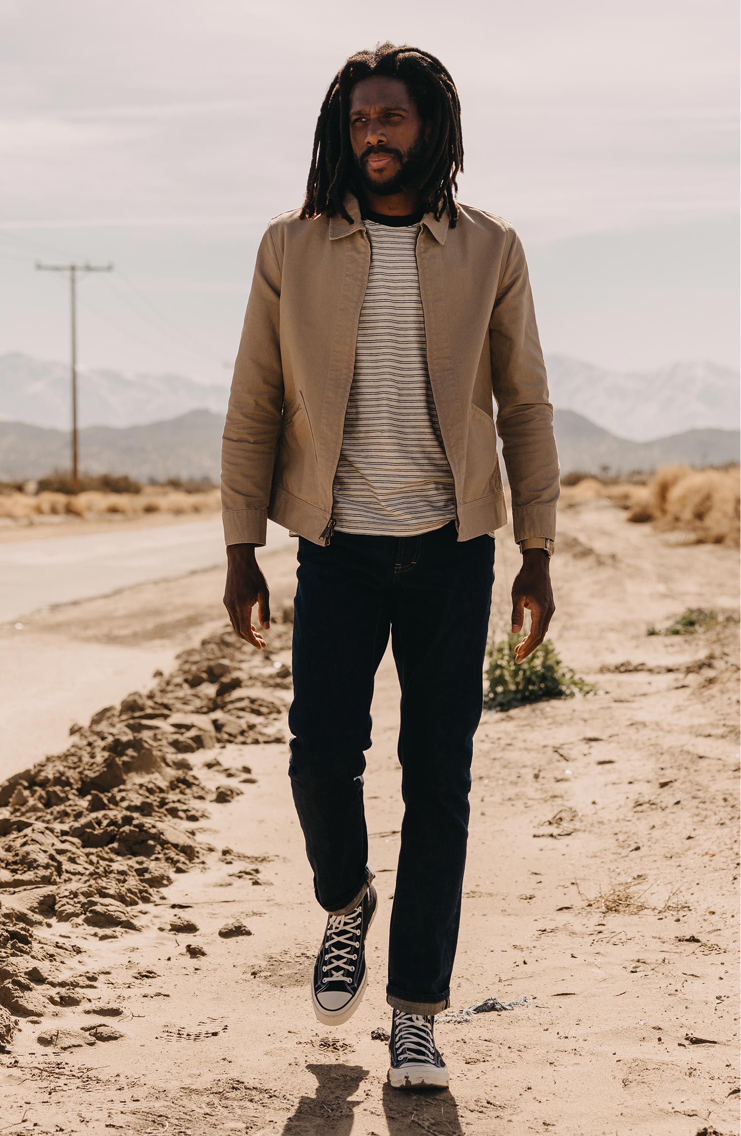The Shifter Jacket in Baked Soil Canvas | Taylor Stitch