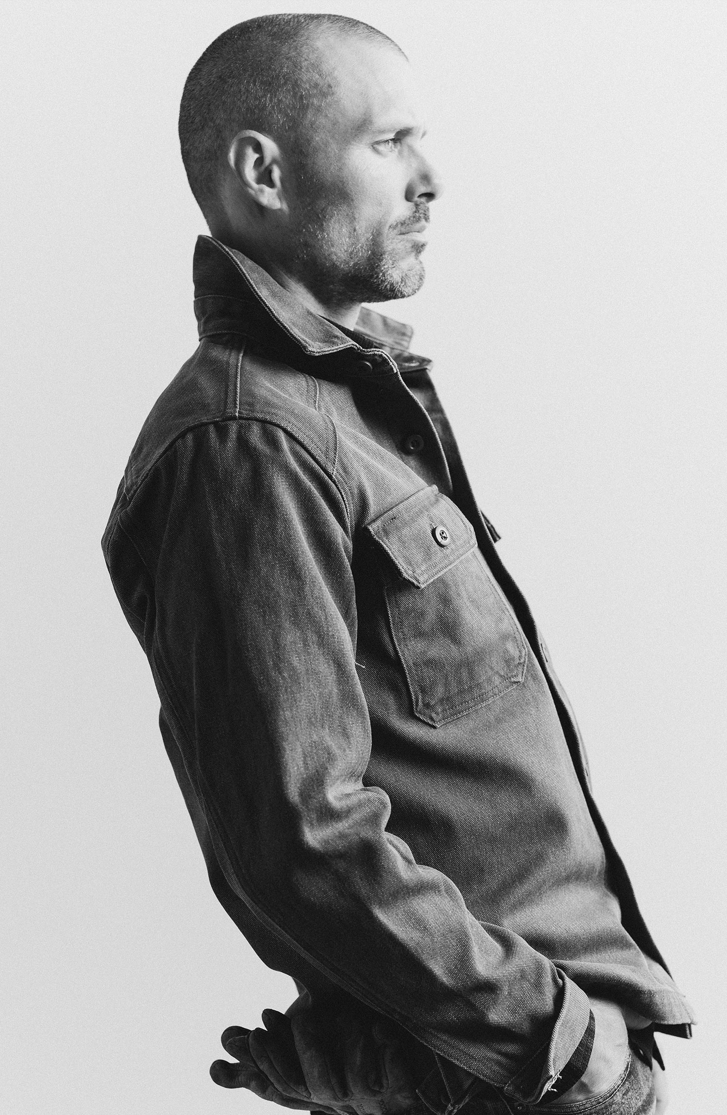 The Shop Shirt in Aged Penny Chipped Canvas | Taylor Stitch