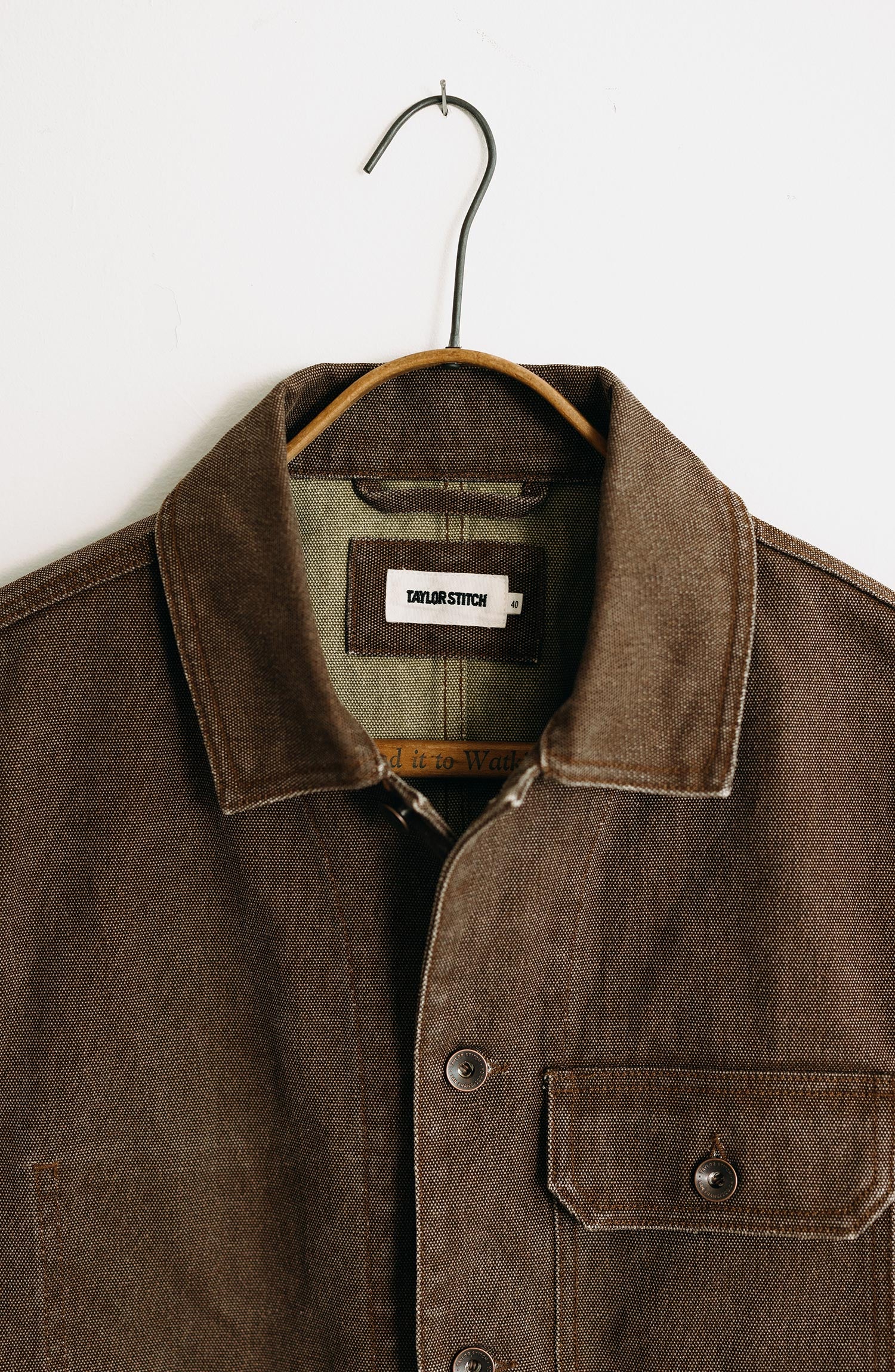 The Fremont Jacket in Aged Penny Chipped Canvas | Taylor Stitch