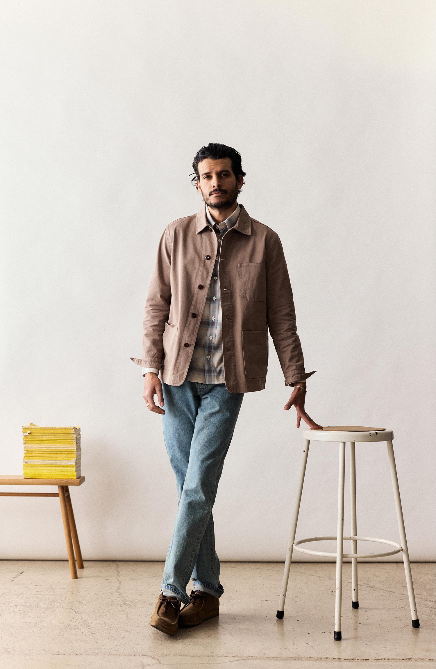 The Ojai Chore Coat in Organic Dried Earth Foundation Twill | Taylor Stitch