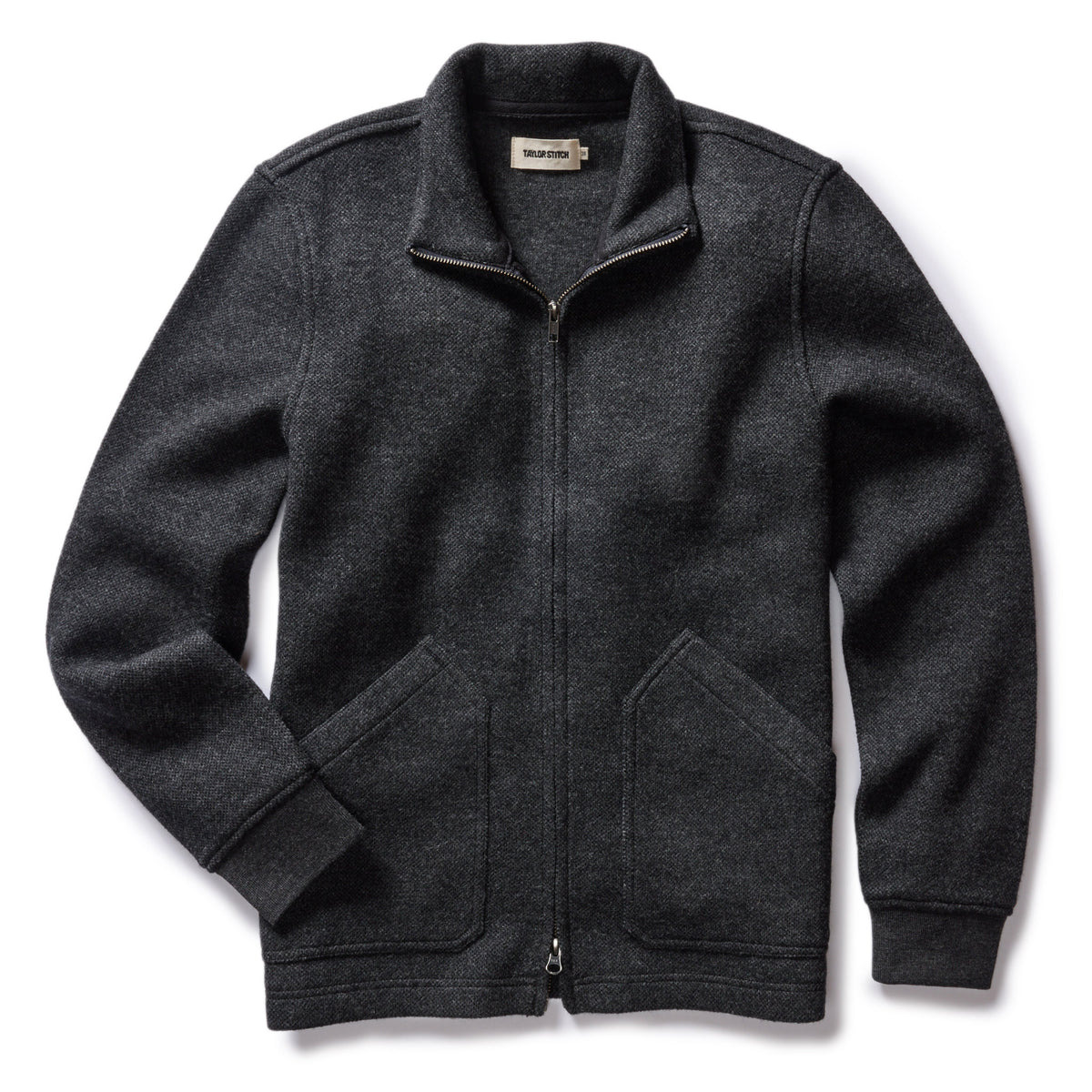 The Weekend Jacket in Charcoal Birdseye Wool | Taylor Stitch