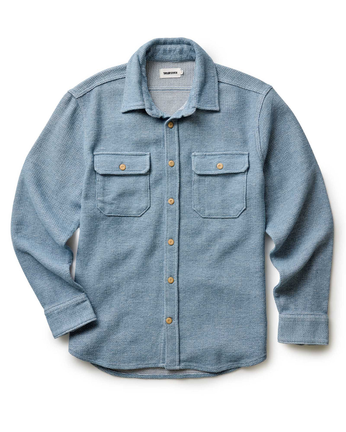The Division Shirt in Washed Indigo Sashiko | Taylor Stitch