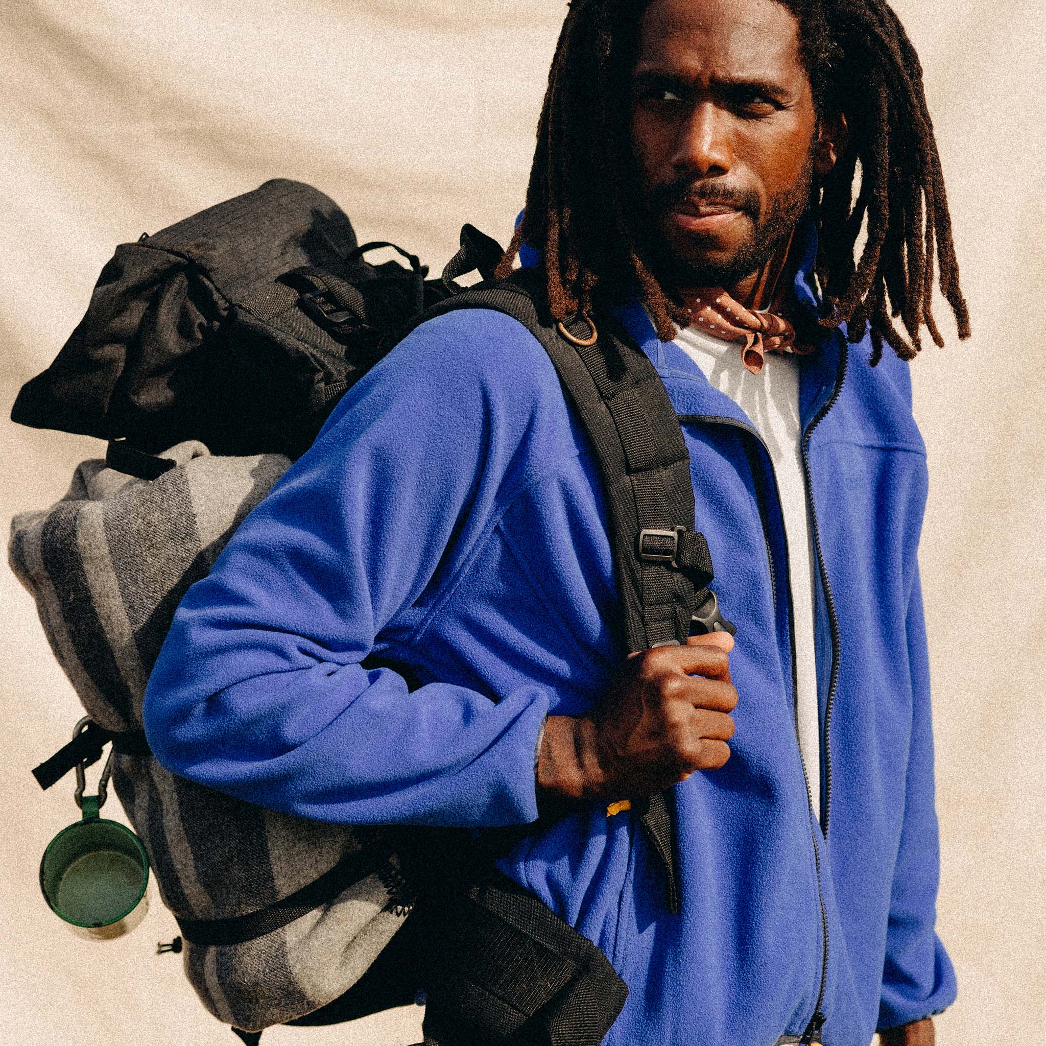 The Trail Fleece in Alpine Dusk - TS x Marmot | Taylor Stitch