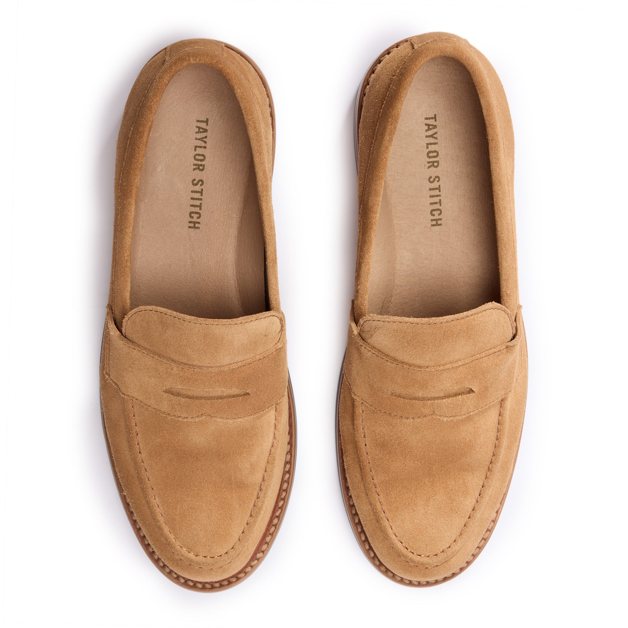 The Loafer in Tan Suede - Men's Suede Loafers | Taylor Stitch