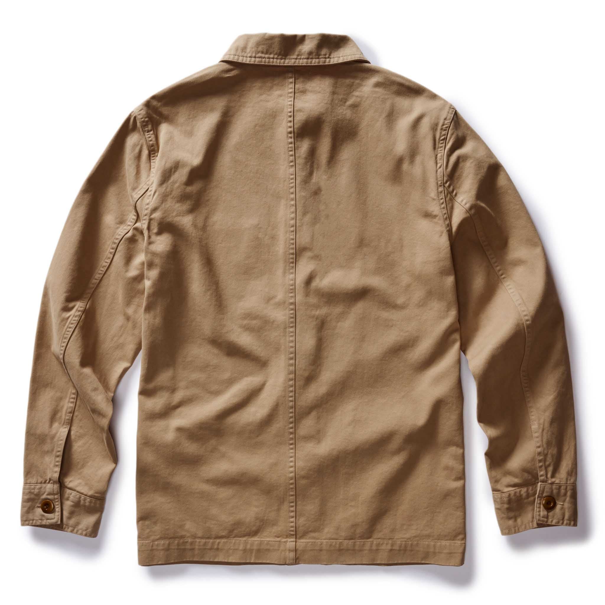 The Ojai Chore Coat in Organic Light Khaki Foundation Twill | Taylor Stitch