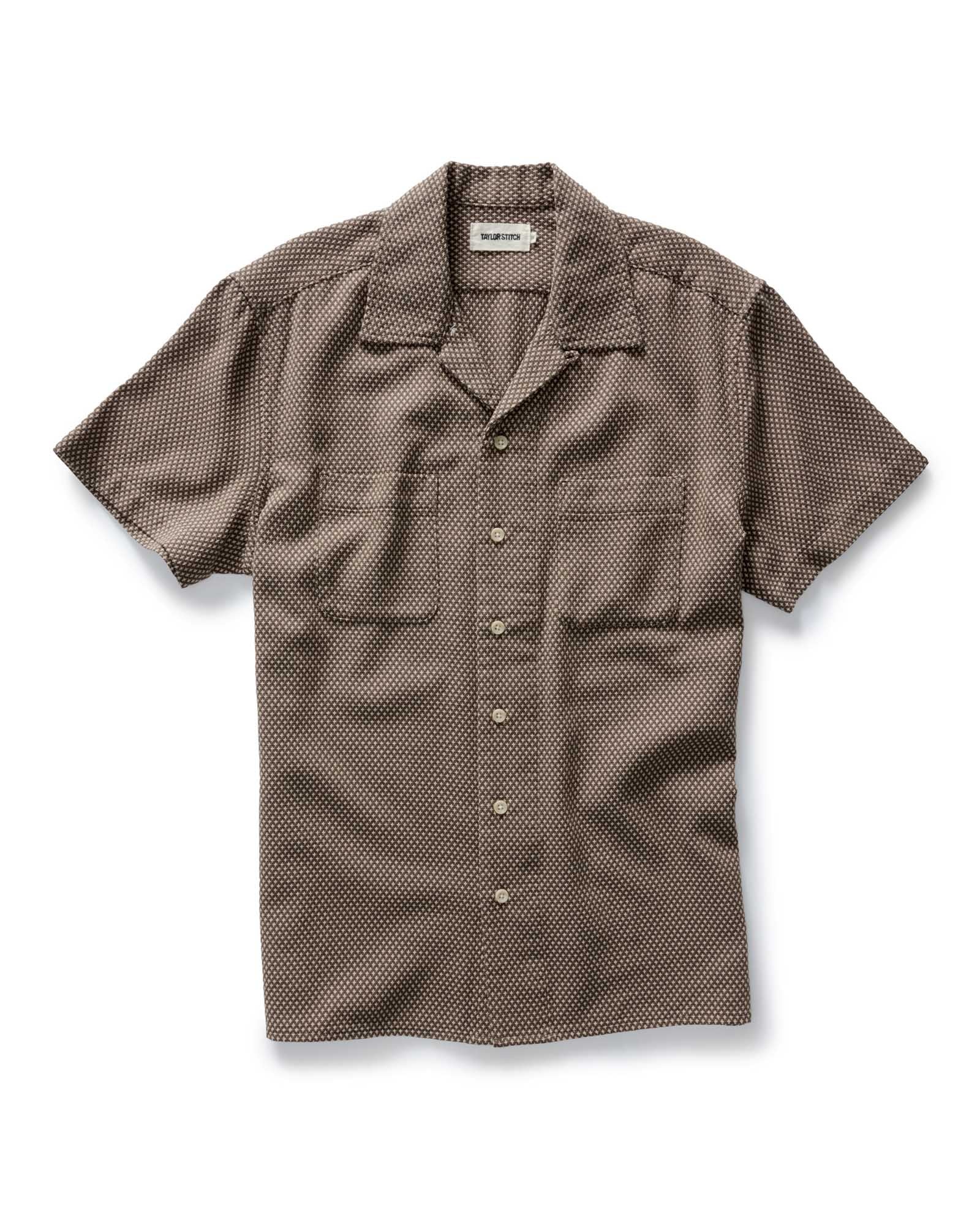 The Conrad Shirt in Cocoa Dobby | Taylor Stitch