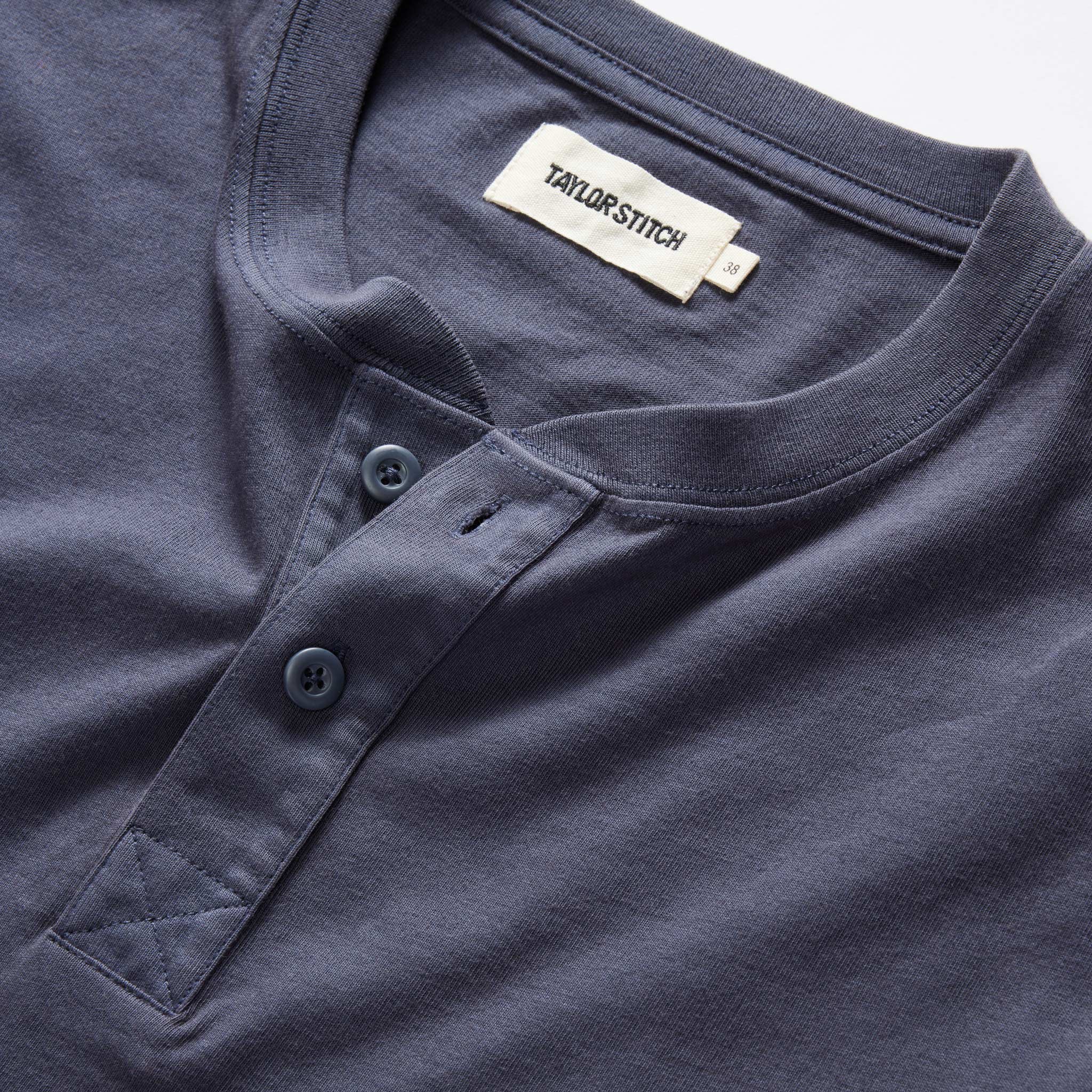 The Organic Cotton Henley in Navy | Taylor Stitch - Classic Men’s Clothing