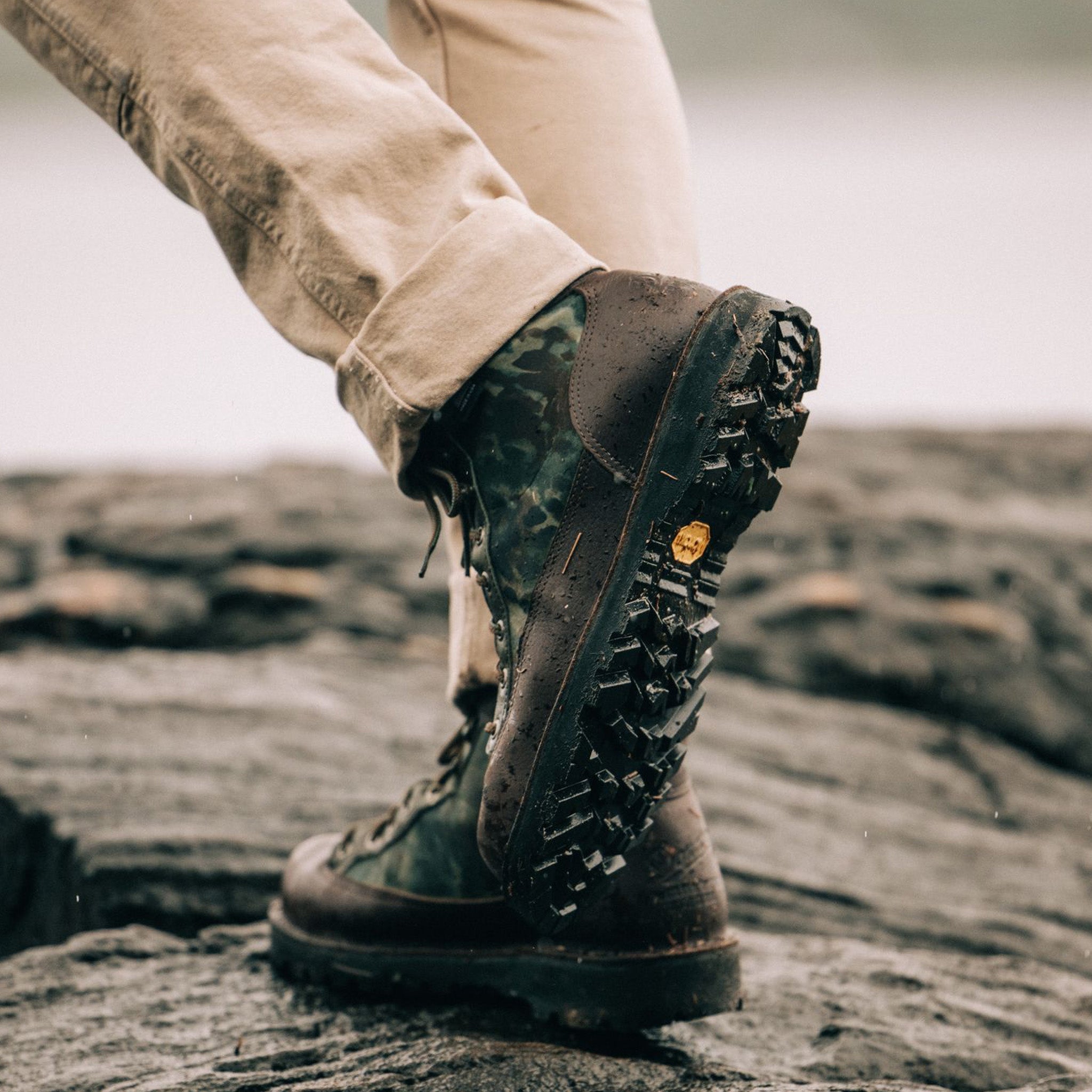 The Danner Ridge Mens Boot in Painted Camo | Taylor Stitch