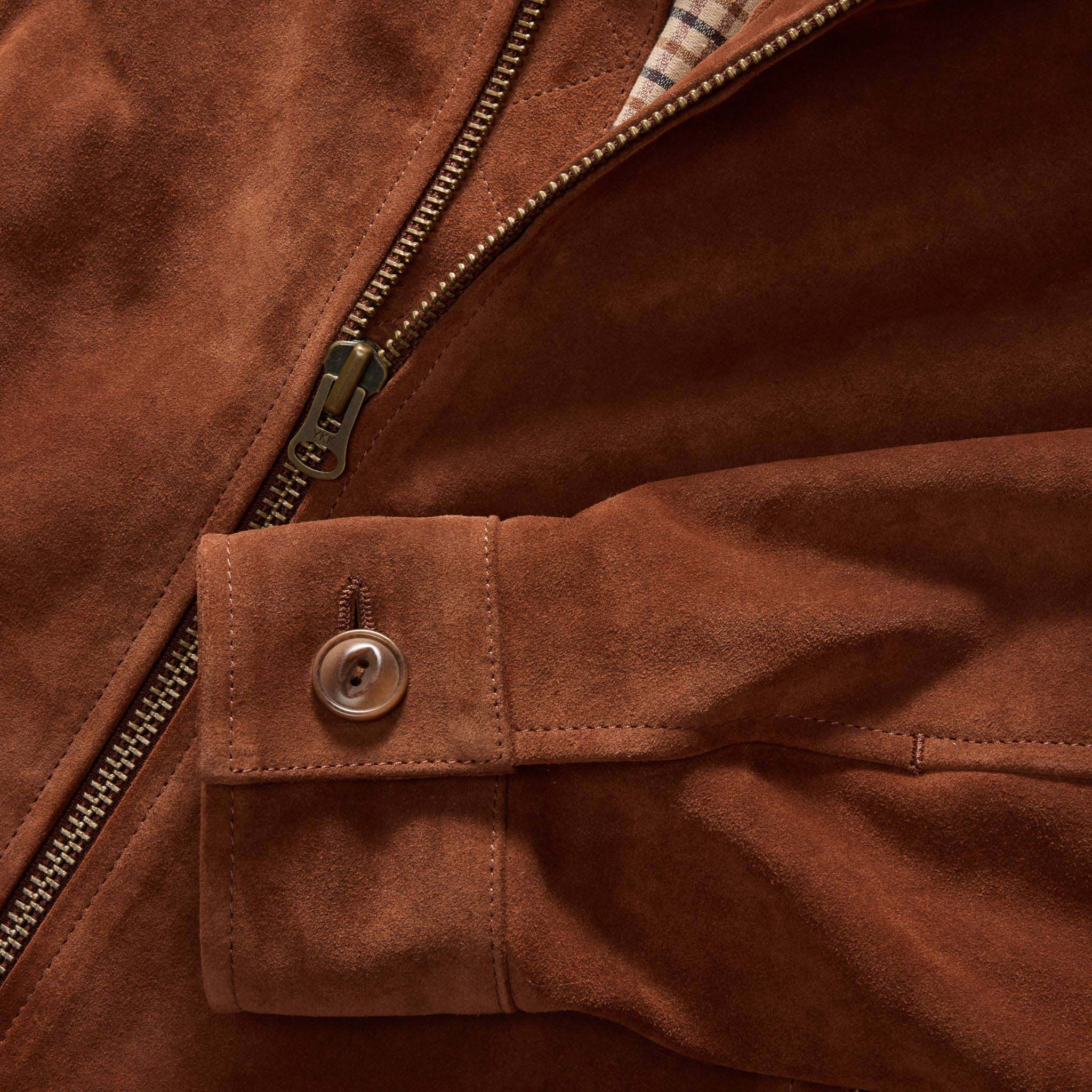 The Wyatt Jacket in Chocolate Suede | Taylor Stitch