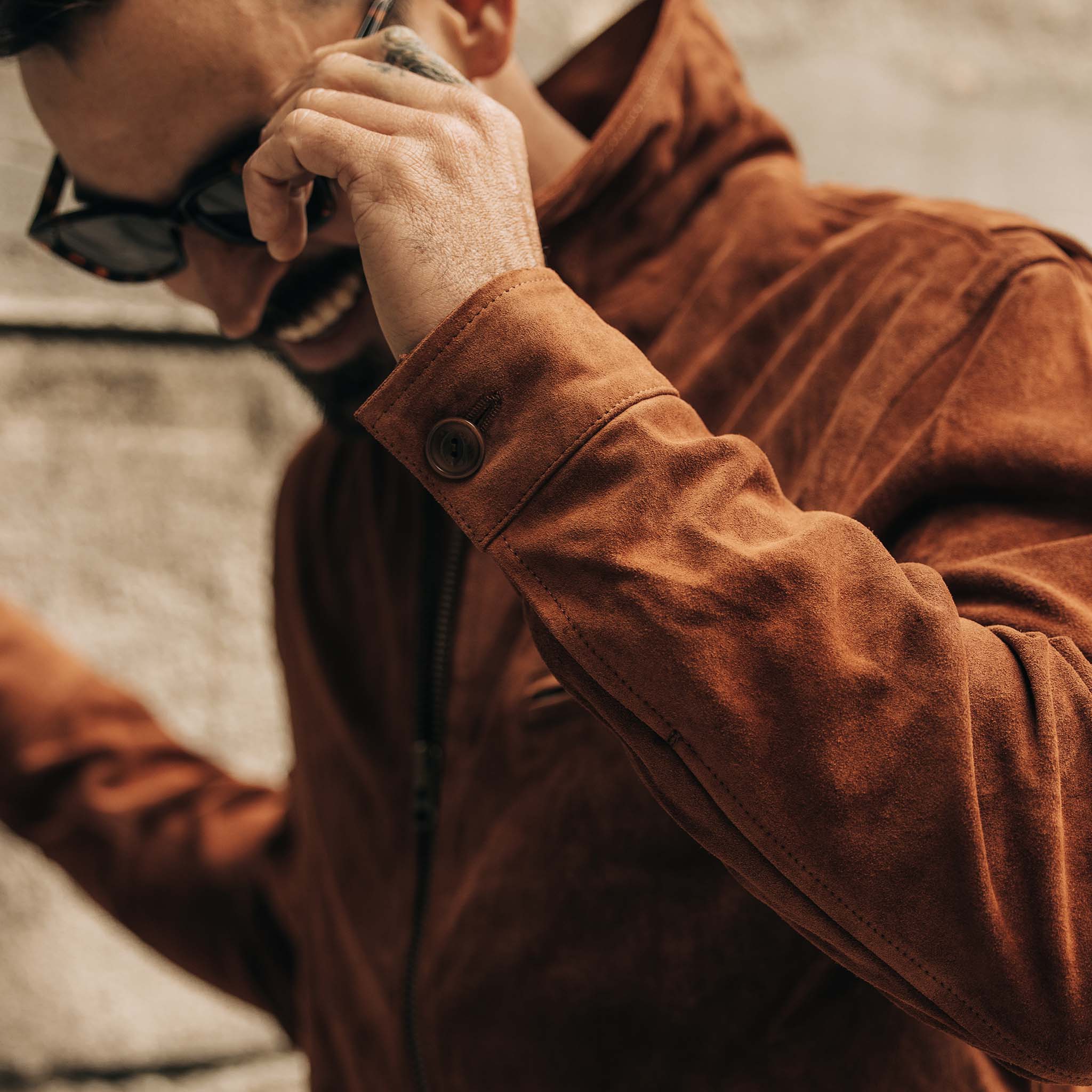 The Wyatt Jacket in Chocolate Suede | Taylor Stitch