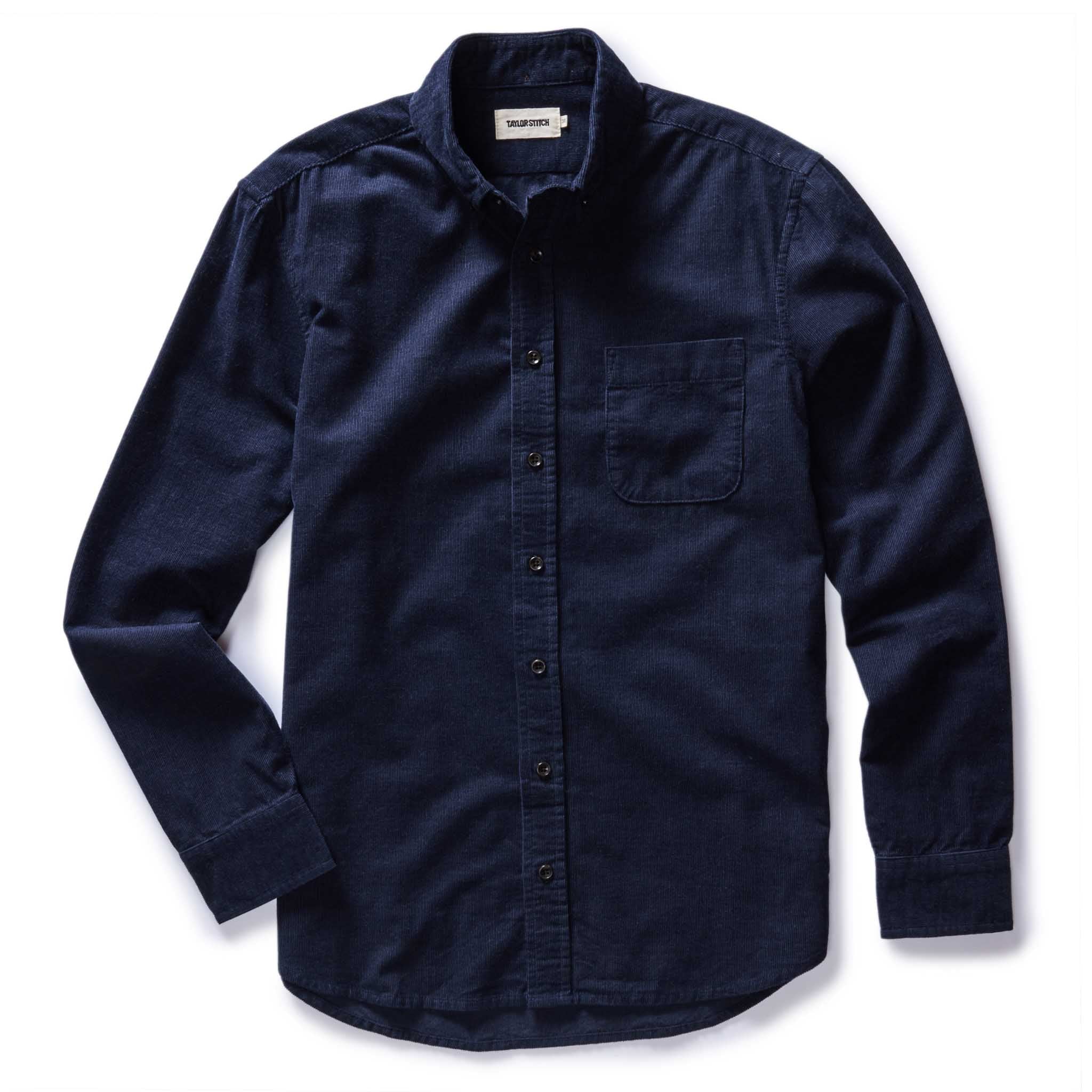 The Jack in Heather Marine Pincord | Taylor Stitch - Classic Men’s Clothing