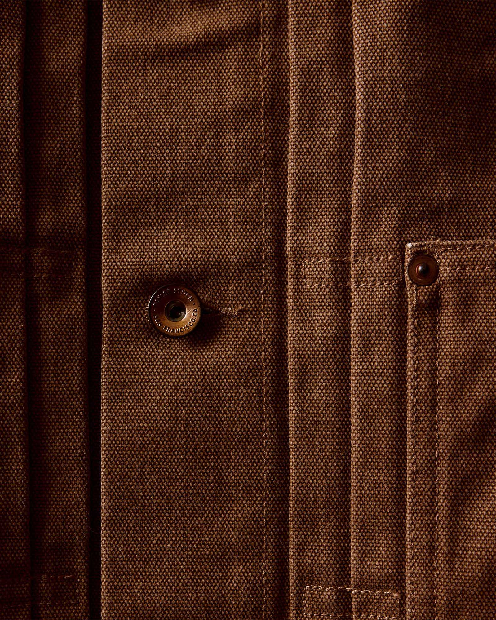 The Ryder Jacket in Tobacco Chipped Canvas | Taylor Stitch