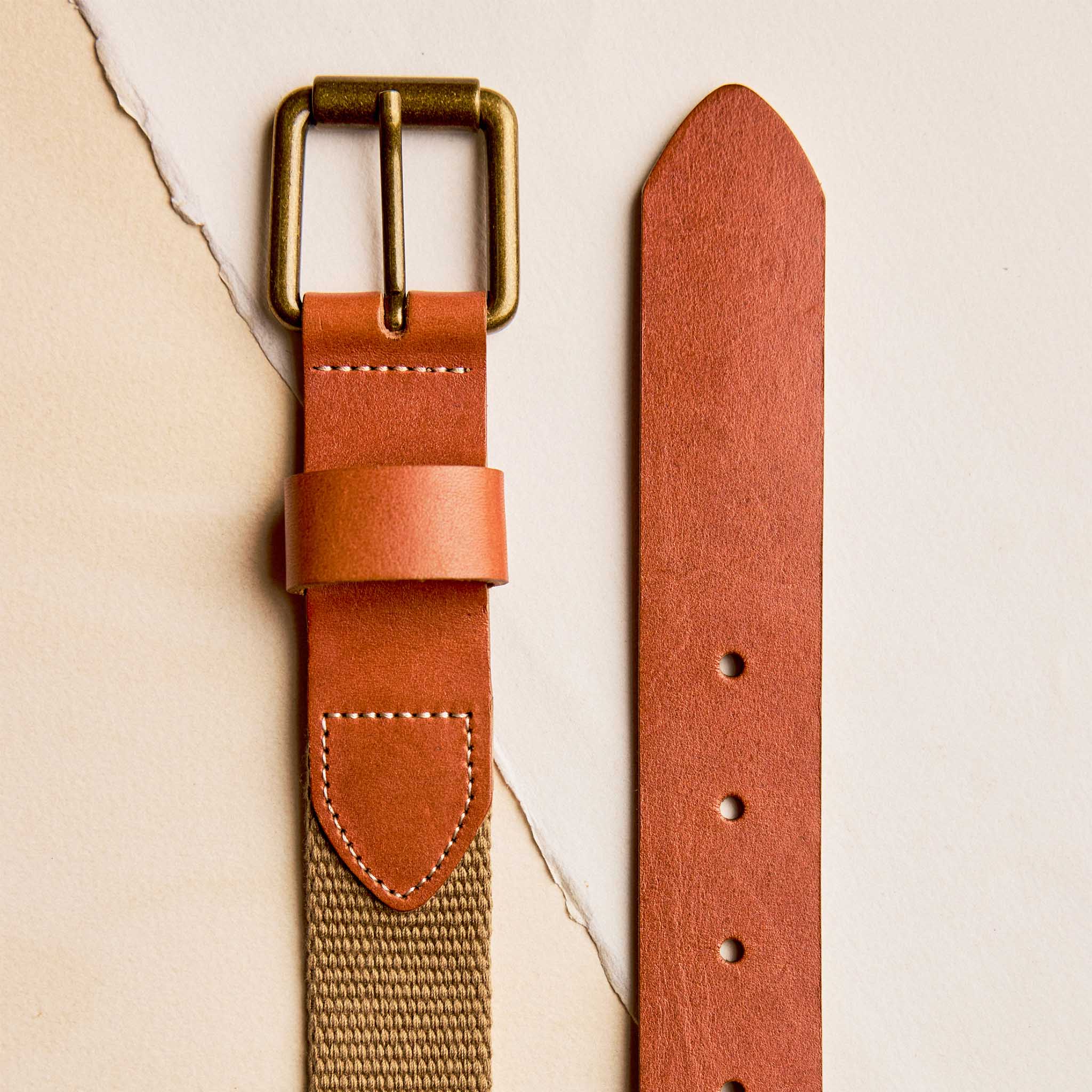 The Webbed Belt in Whiskey | Taylor Stitch - Classic Men’s Clothing