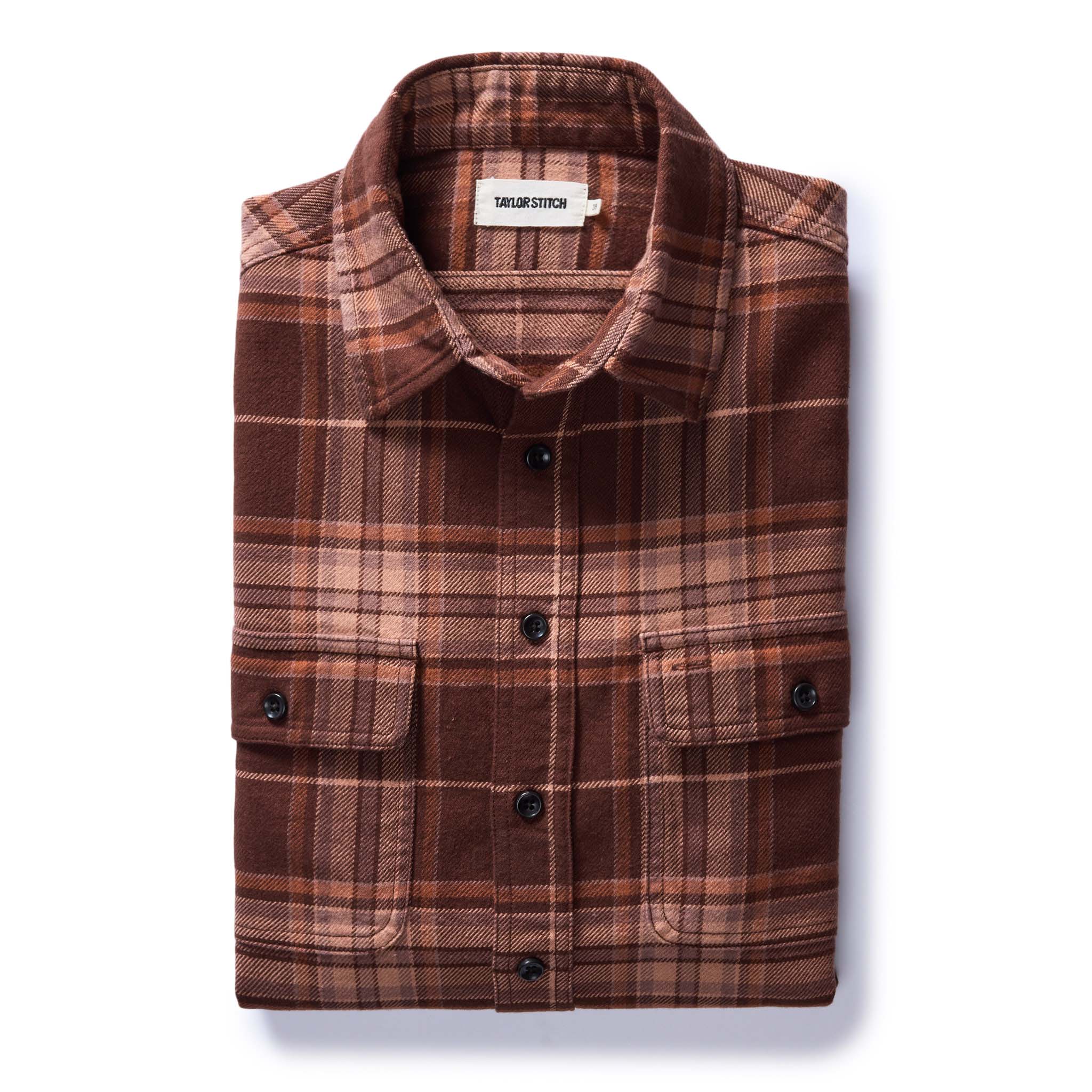 The Ledge Shirt in Chestnut Plaid | Taylor Stitch - Classic Men’s Clothing