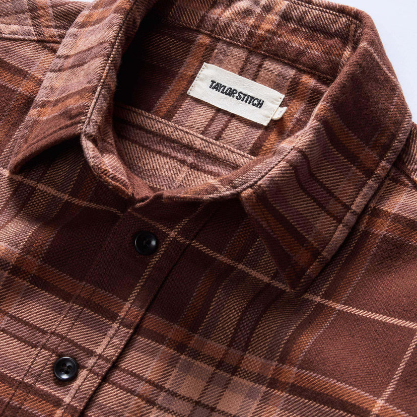 The Ledge Shirt in Chestnut Plaid | Taylor Stitch - Classic Men’s Clothing