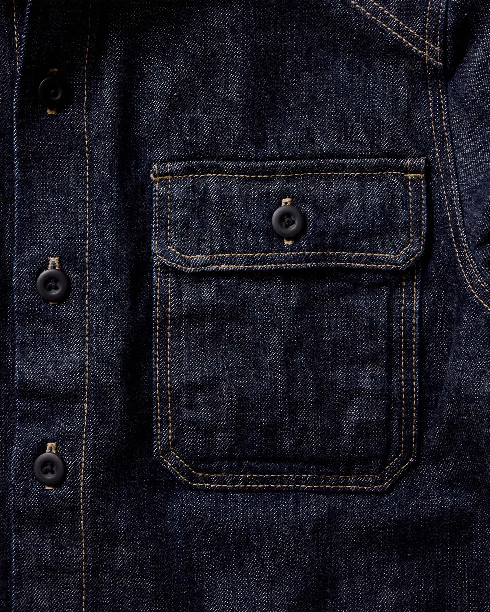 The Shop Shirt in Rinsed Indigo Selvedge | Taylor Stitch