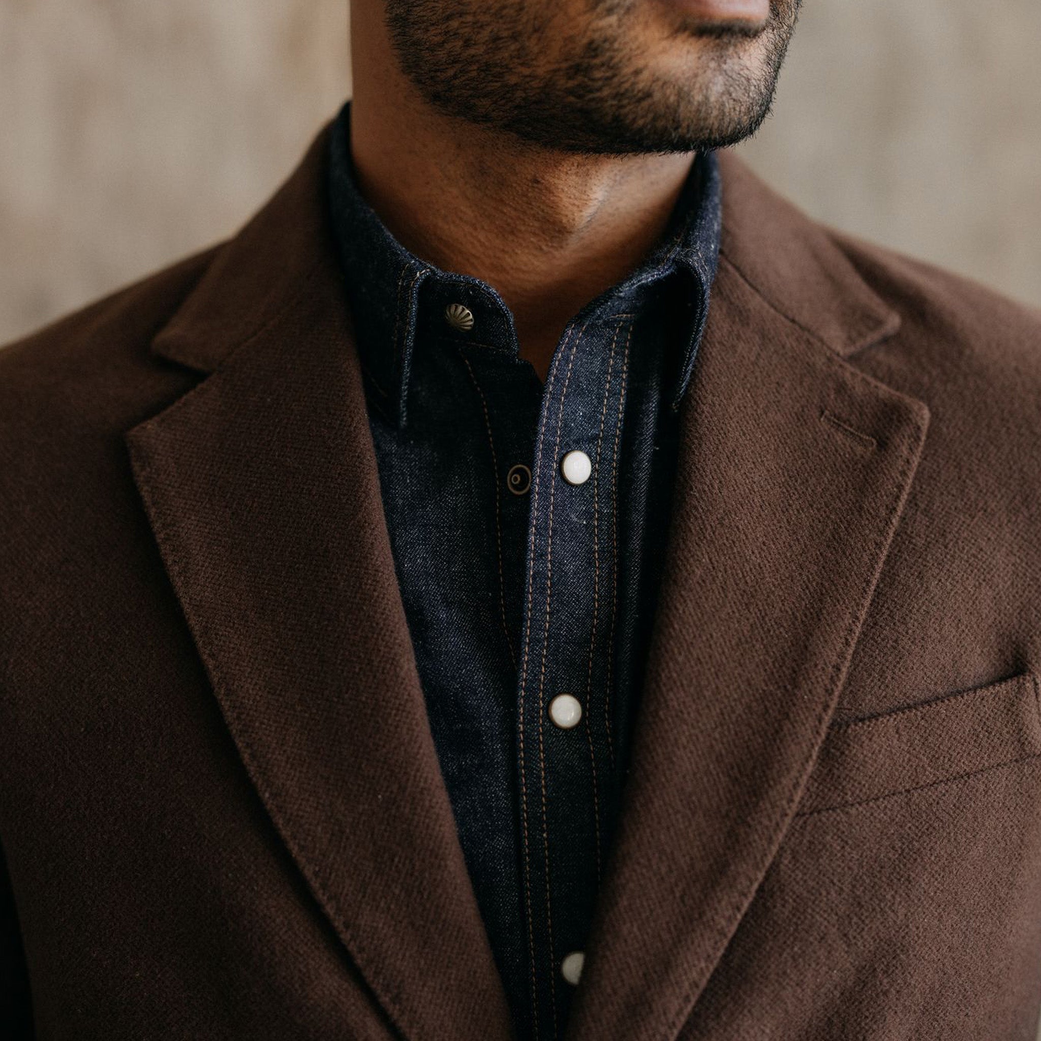 The Sheffield Mens Sportcoat in Dark Chestnut Moleskin | Taylor Stitch