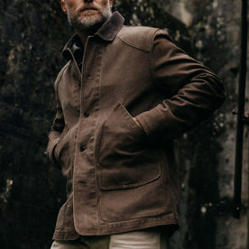 The Upland Jacket in Aged Penny Chipped Canvas | Taylor Stitch