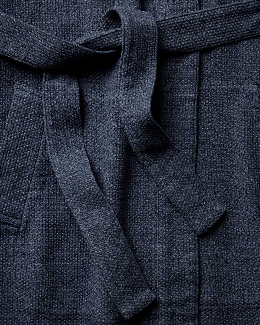 The Apres Robe in Navy Sashiko | Taylor Stitch