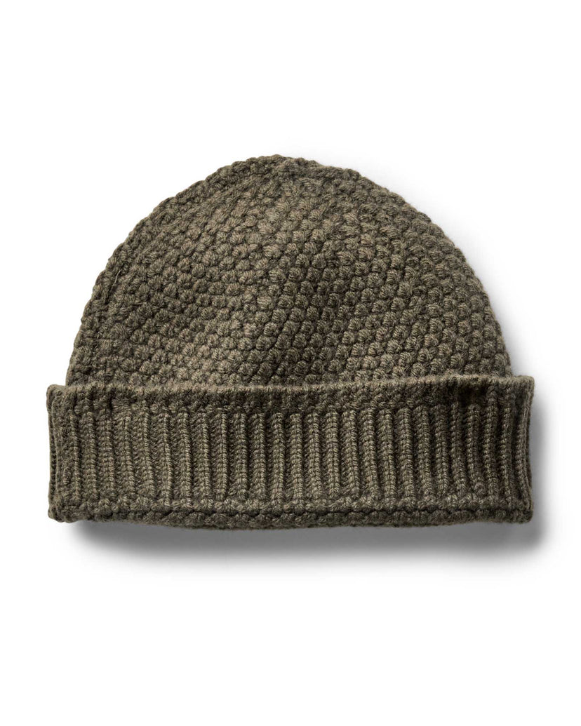 The Fisherman Beanie in Heather Army | Taylor Stitch