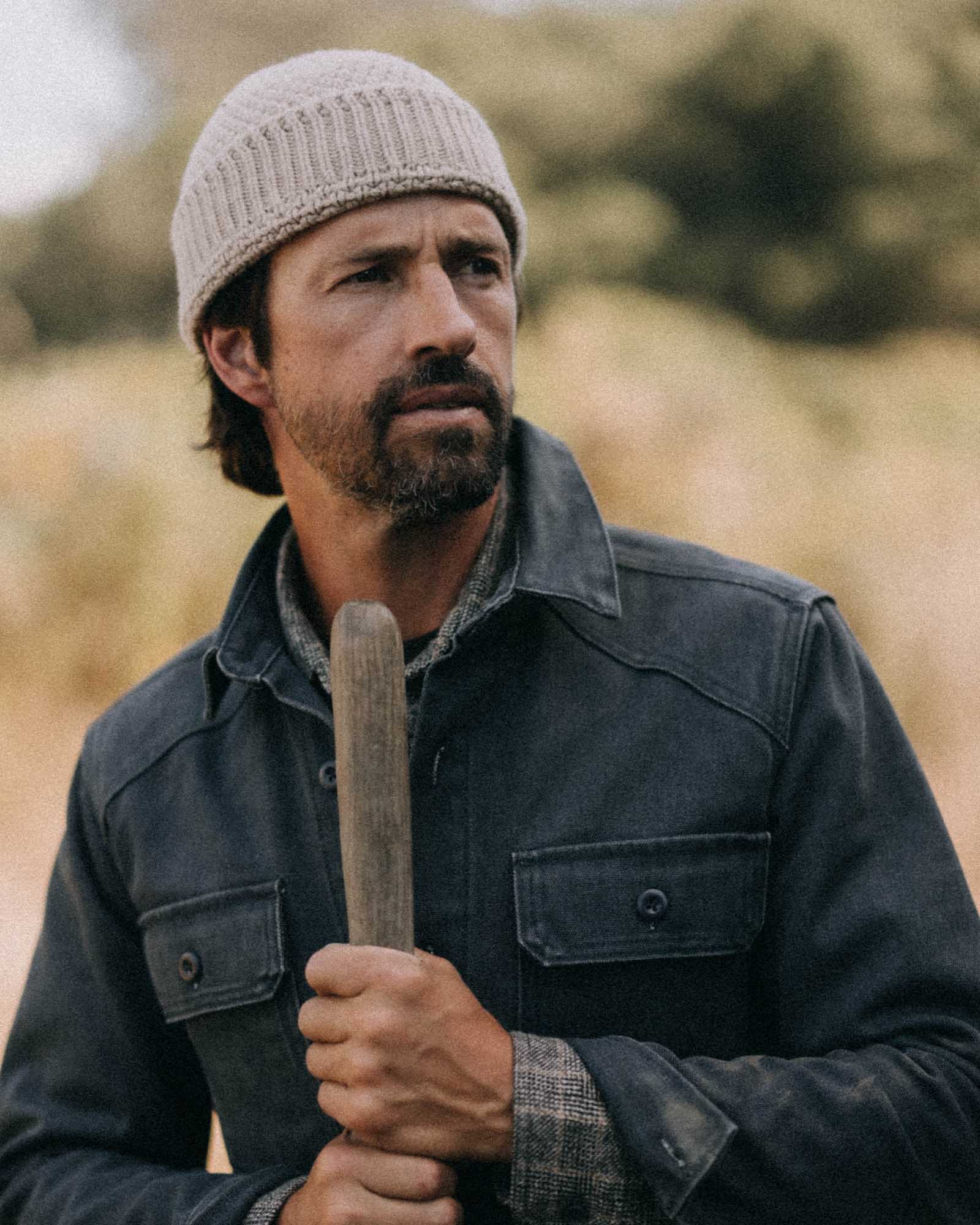 The Fisherman Beanie in Heather Fog | Taylor Stitch