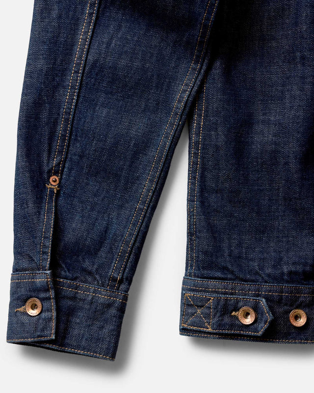 The Long Haul Jacket in Rinsed Organic Selvedge | Taylor Stitch