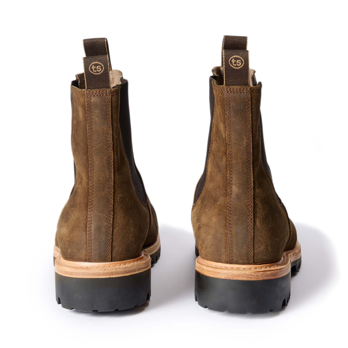 The Ranch Boot in Golden Brown Waxed Suede | Taylor Stitch