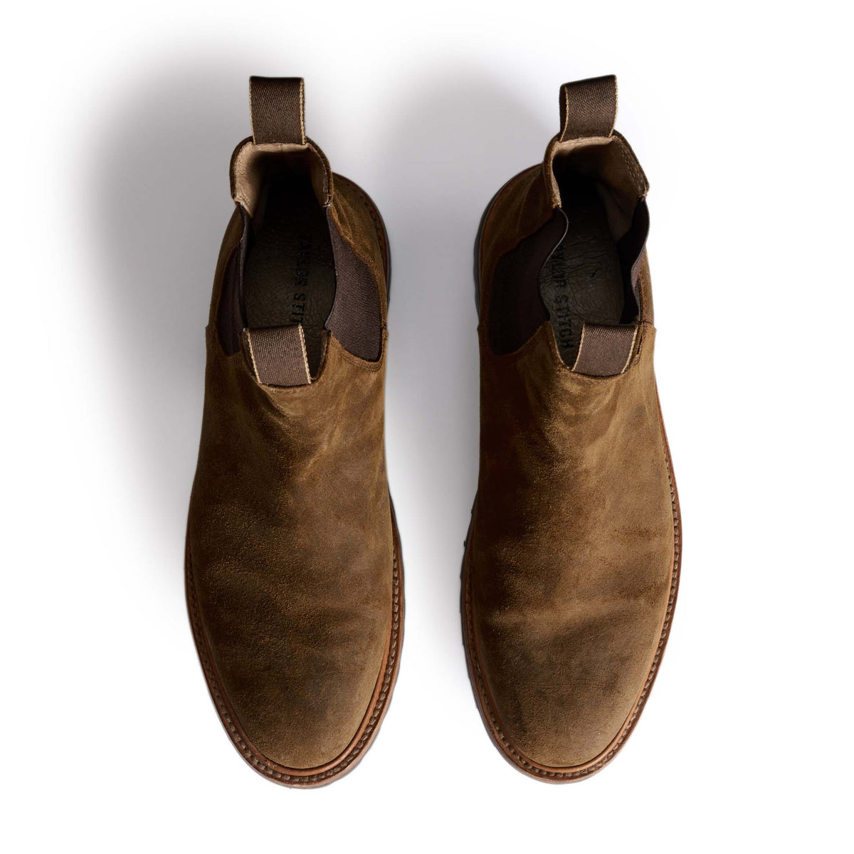 The Ranch Boot in Golden Brown Waxed Suede | Taylor Stitch