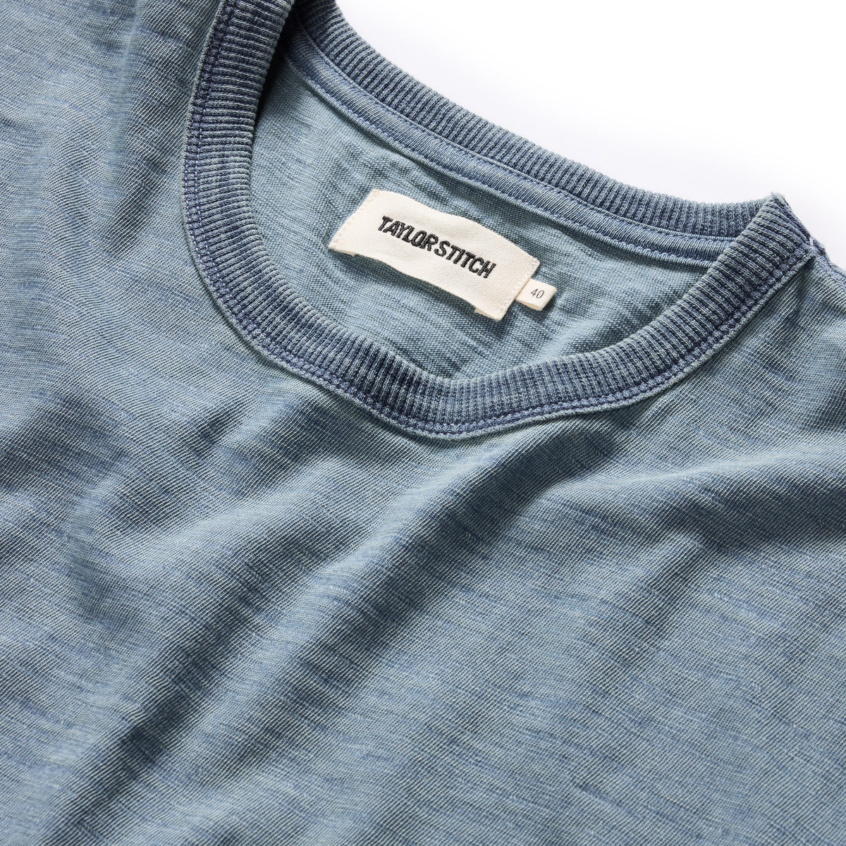 The Organic Cotton Tee in Dyed Indigo | Taylor Stitch