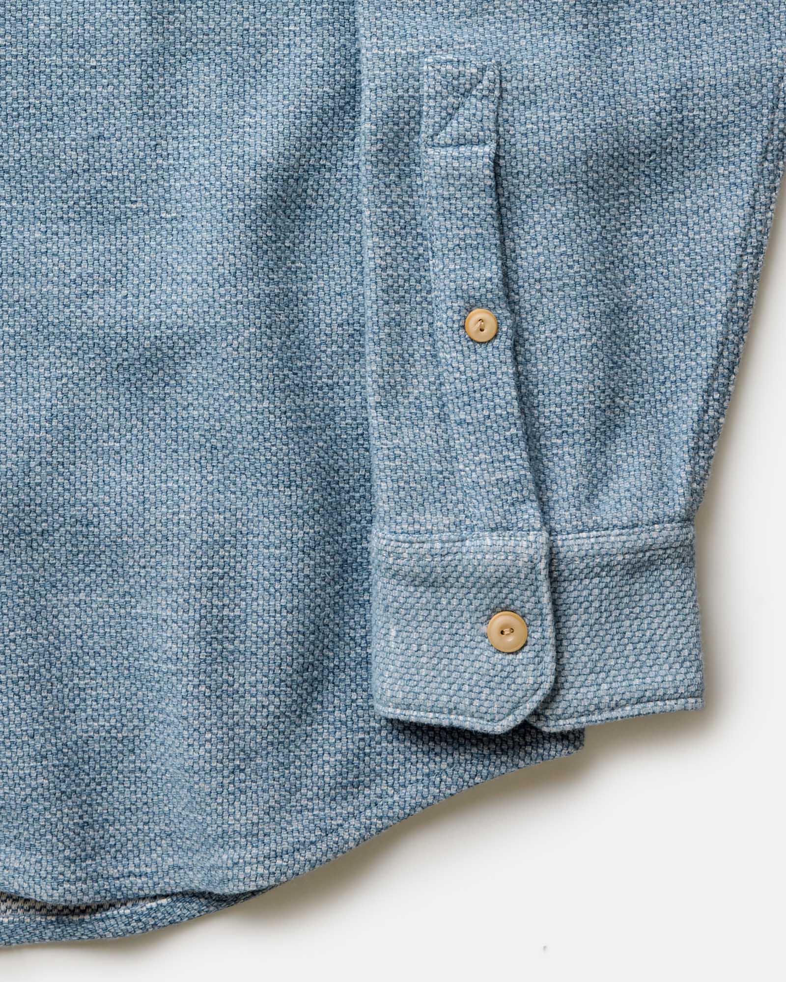 The Division Shirt in Washed Indigo Sashiko | Taylor Stitch
