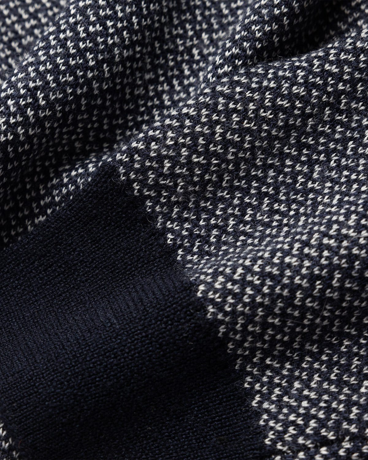 The Everett Sweater in Navy Birdseye - 100% Merino Wool | Taylor Stitch