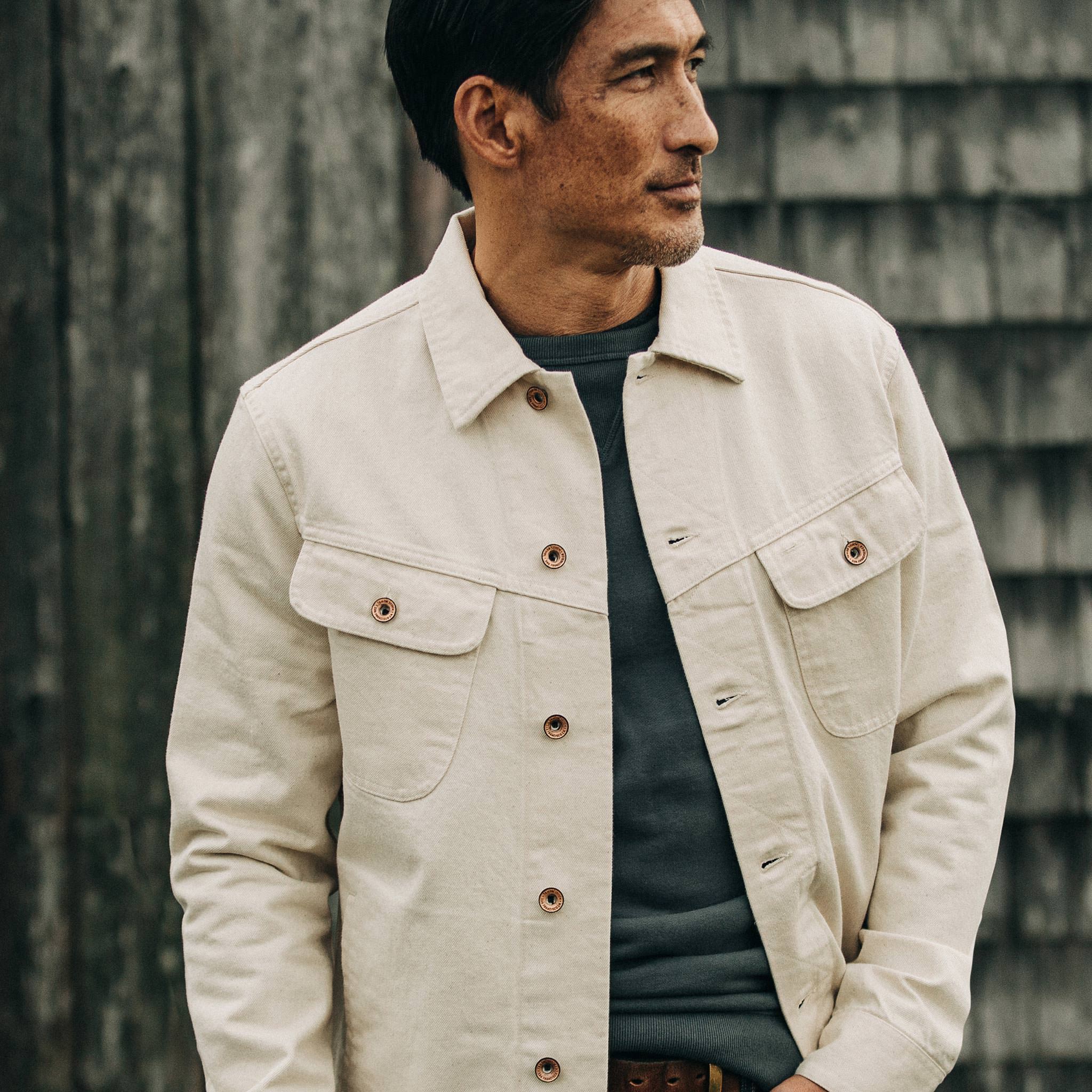 The Long Haul Jacket in Natural Organic Selvage | Taylor Stitch